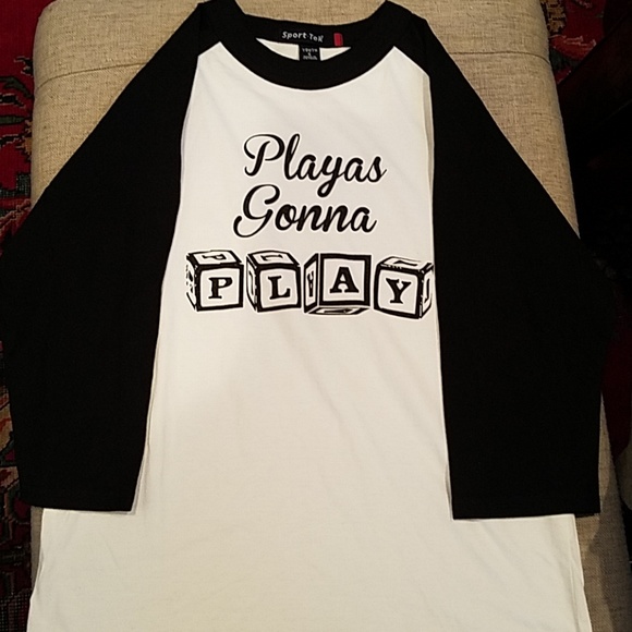 Sport-Tek | Shirts & Tops | Cute Playas Gonna Play Kids Tshirt Ys ...